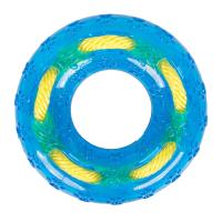 China Rubber Materials Chew Tough Donut Puppy Teething Toys for sale