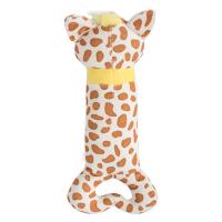 China Stuffed Squeaky Chew Cute 25cm Pet Plush Toy Dog Short Plus for sale
