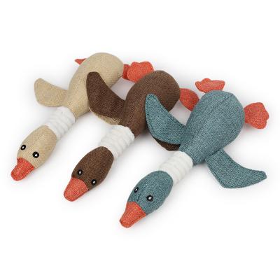 China Chew Proof Denim Linen Pet Plush Toy/pet toys for sale