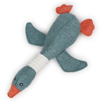 China Chew Proof Denim Linen Pet Plush Toy/pet toys for sale