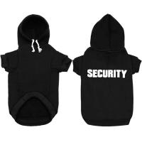 China Black OEM Polyester Pet Dog Hoodie for sale