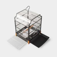 China 34*32*45cm Foldable Aluminum Alloy Long Service time Bird Cage for sale