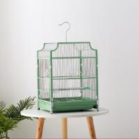 China Patent Multifunctional Bird  Green Foldable Durable Portable Pet Cages for sale