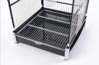 China Beige White Color Bird Cage Size 34*32*45cm Easy To Maintain Excellent Performance for sale