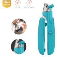 China Usb Rechargeable Pet Nail Clippers For Cats And Dogs for sale