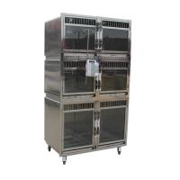 China 1220*700*2185Mm Glass Wall Pet Display Cages Foster Care Hospitalization for sale
