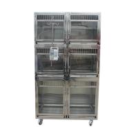China 1220*700*2185Mm Glass Wall Pet Display Cages Foster Care Hospitalization for sale