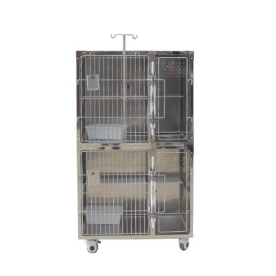 China 1000*650*1765mm 180KG Stainless Steel Dog Cage for sale