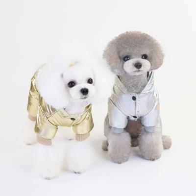China Snowsuit Warm Fleece Padded Winter Pet Clothes For Small Dogs for sale
