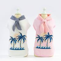 China Hawaiian Aloha Coconut Tree Embroidery Small Animal Dog clothes for sale