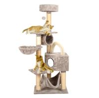 China Solid Wood Climbing Frame H158CM Cat Scratching Products for sale