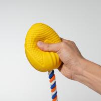 China OEM Rubber Rope Candy Cane Dog Toy for sale