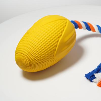China OEM Rubber Rope Candy Cane Dog Toy for sale