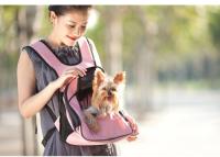 China 27*19*31cm Breathable Mesh Dog Pouch Washable Shoulder Bag For Small Animals for sale