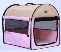 China 4 Windows Safe Breathable Pet Carrier With Fleece Sleeping Mat for sale