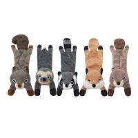 China Flat Squirrel Various Pet Interactive Stuffed Toys Set Dog plush toy for sale
