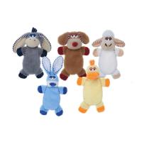 China Manufacture Various Pet Interactive Stuffed Toys Set Sheep Rabbit Duck for sale