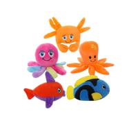 China Ocean Mini Animals Cotton Durable Dog Chew Set Pet Toy Pet Plush Toy for sale