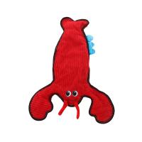 China Plush Squeaking Pet Toys Lobster Seahorse Training for sale