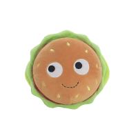 China Food Pet Dog Chew Toy Cotton Rope Squeaky Dog Toy Set Hamburger Chips Hot Dog for sale