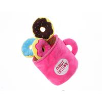 China Food Drumstick Doughnut Set Pet Toys For Dog With Squeaky Toy/pet tos for sale