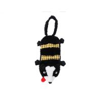 China High Playability Fox Skunk Voice Corduroy Dog Pet Plush Toys for sale