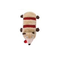 China High Playability Fox Skunk Voice Corduroy Dog Pet Plush Toys for sale