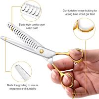 China 7 Inch Screw Adjustable Puppy Pet Grooming Products Curved Blending Scissors for sale