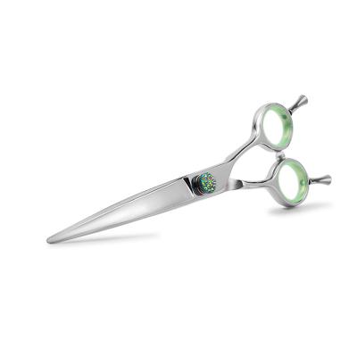 China Pet Professional Dog Grooming Curved Scissors , Curved Thinning Shears for sale
