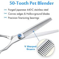 China Forged Steel Salon 30 Teeth Sharp  Dog Hair Trimming Scissors for sale