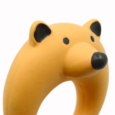 China Eco Friendly BB Whistle  Fox Latex  Soft Squeaky Dog Ball for sale