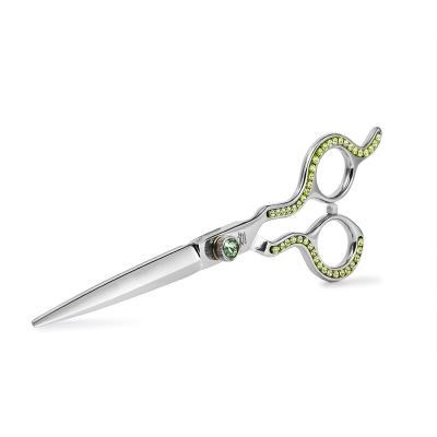 China 440c  Curved Blending Pet Hair Scissors , Dog Grooming Chunkers for sale
