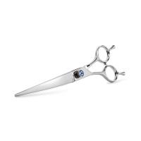 China Left Hand Diamond Handle Dog Scissors Kit for Chunker trimming for sale