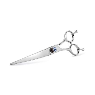 China Left Hand Diamond Handle Dog Scissors Kit for Chunker trimming for sale