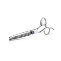 China Left Hand Diamond Handle Dog Scissors Kit for Chunker trimming for sale