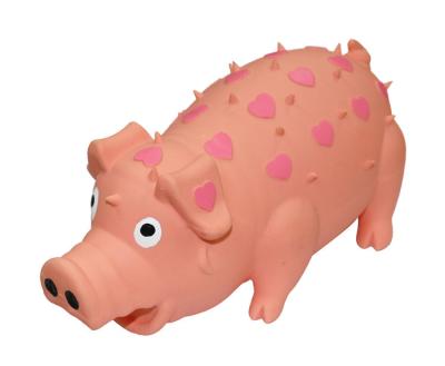 China 22cm Grunter Indestructible Plush Cute Squeaky Dog Toys for sale