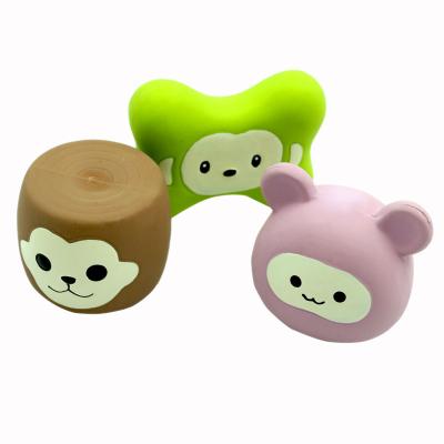 China BSCI Plastic Latex  Durable Indestructible Squeaky Dog Toys Ball for sale