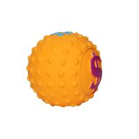 China Squeaker Convex Point Soft  Latex Squeaky Dog Ball for sale