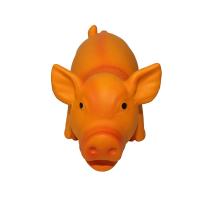 China 6 Inch Latex Pig Chewing Sound  Latex Pet Toy  For Aggressive Chewers for sale