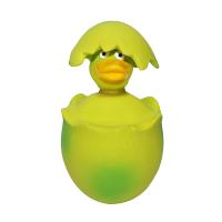 China Eggshell Rubber Chicken Squeaky Latex Pet Toys Cute for sale