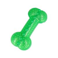 China Teeth Cleaning Bone Shape Soft Natural Rubber chewing TPR Dog Toys for sale