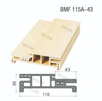 China BES 115A-43 Anti Deformation Waterproof WPC Profile For Interior Bathroom Door for sale