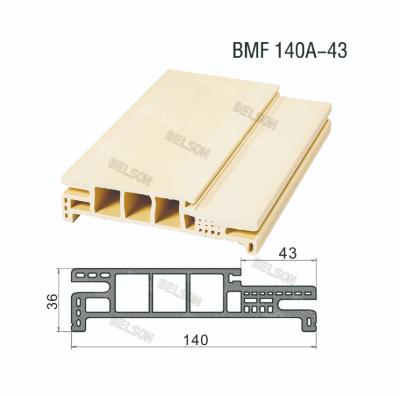 China A Type WPC Profile 140mm Door Frame For 43mm Width Door for sale