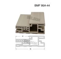 China 95A-44 WPC Door Frame PVC Window And Door Profile for sale