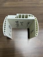 China OEM 14cm WPC Door Frame Wood Plastic Compound Wardrobe Door Profiles for sale