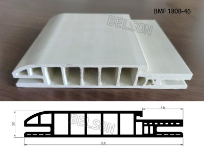 China 180B-46 Waterproof Wood Grain External WPC Profile With PU Foam Core Or Honeycomb for sale