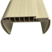 China 180B-46 Waterproof Wood Grain External WPC Profile With PU Foam Core Or Honeycomb for sale