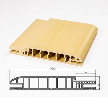 China 20cm Architecture WPC Door Frame 4.6cm Honeycomb Decorative Door Jamb for sale