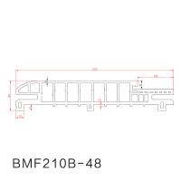 China 210B-48 Colored Wooden WPC Door Jamb Contemporary PVC Door Frame for sale