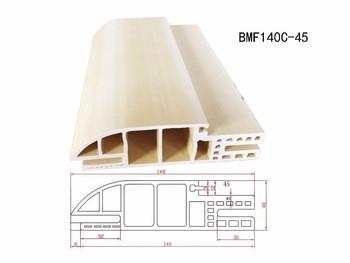 China 140C-45 WPC Exterior Door Frame Residential Fiberglass Front Entry Door Frame for sale